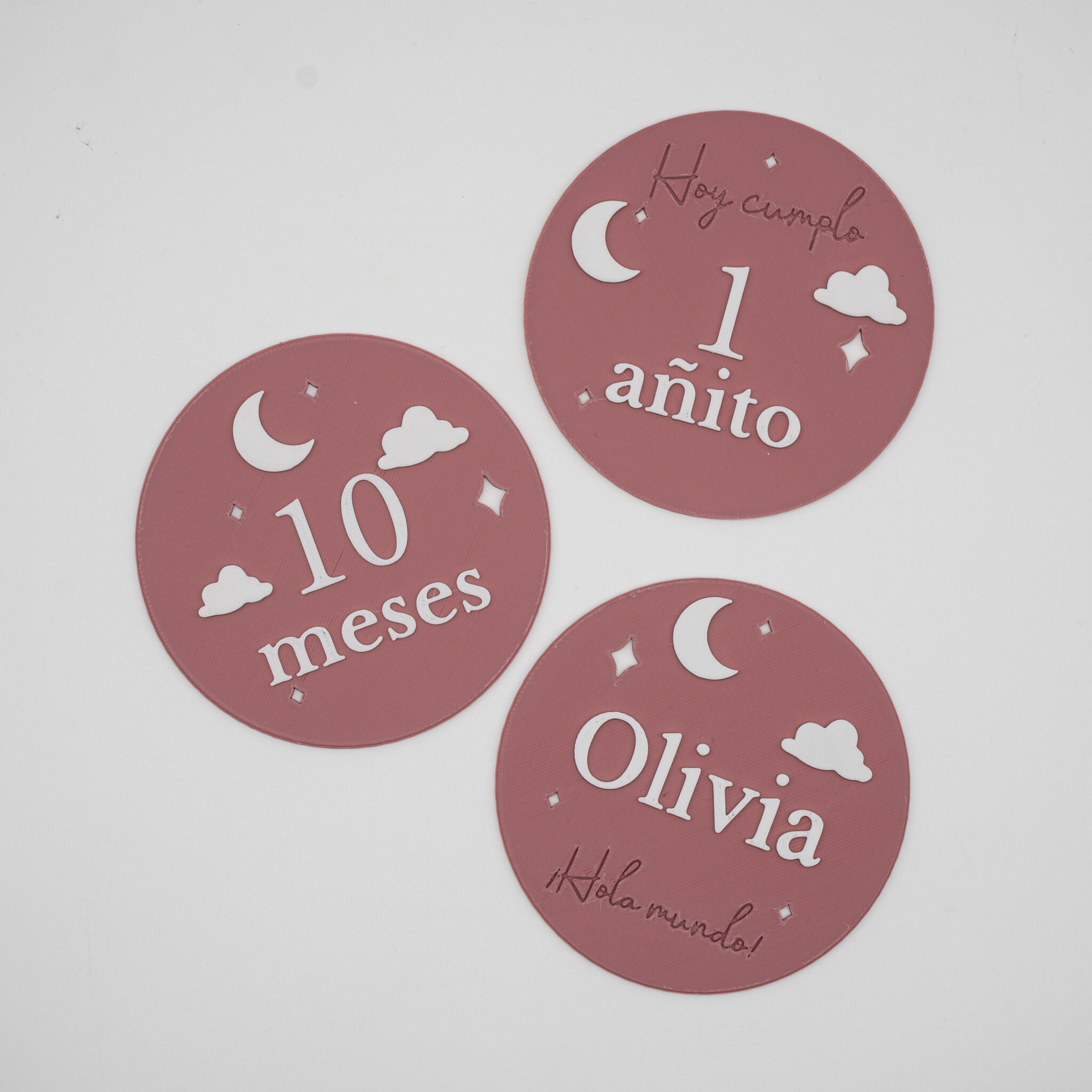 Milestone personalizado (Gemelos) – JolieSophie